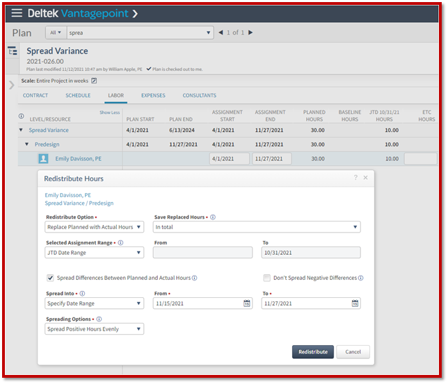 Controlling the Details with Deltek Vantagepoint Planning